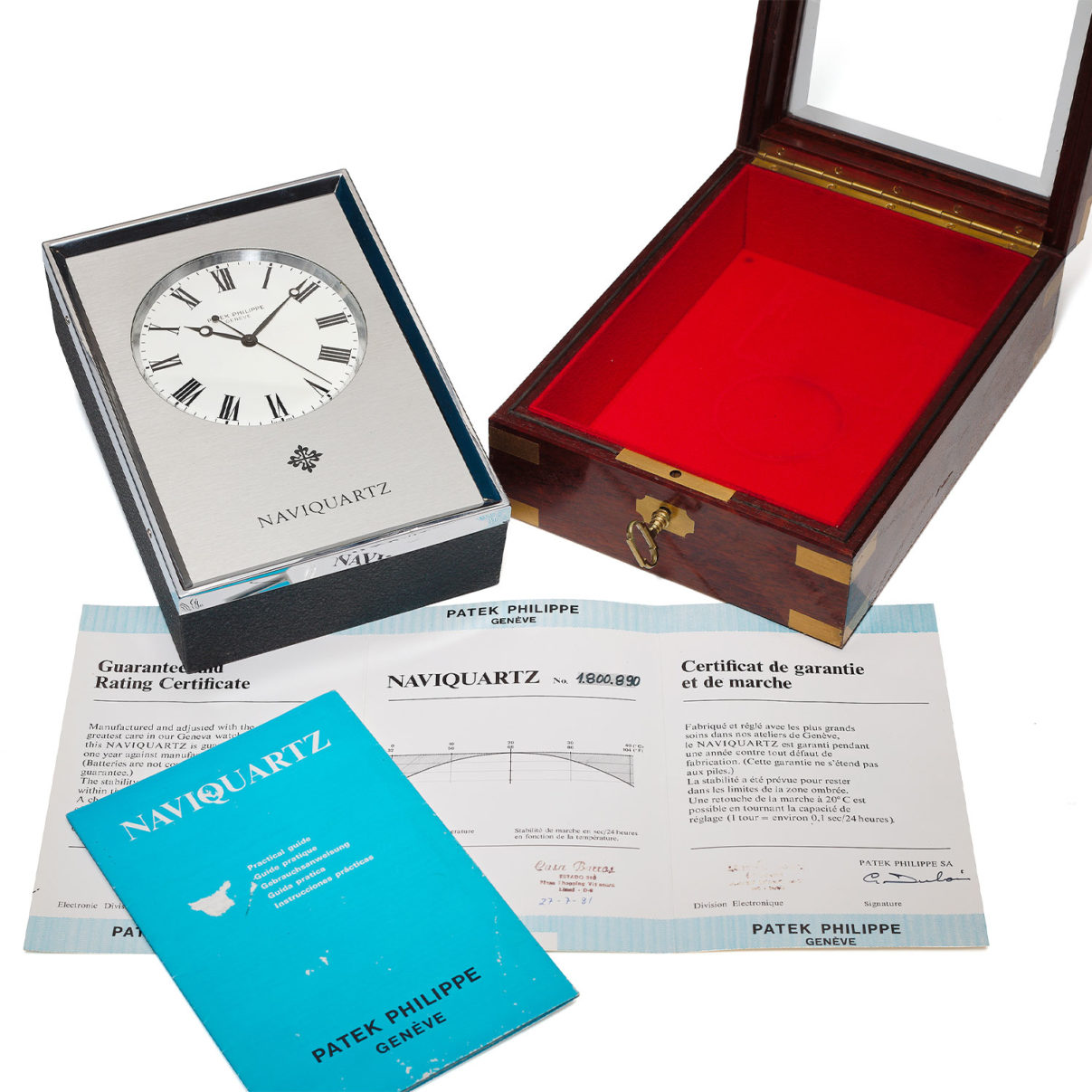 PATEK PHILIPPE NAVIQUARTZ DESK TIMEPIECE - Collectability