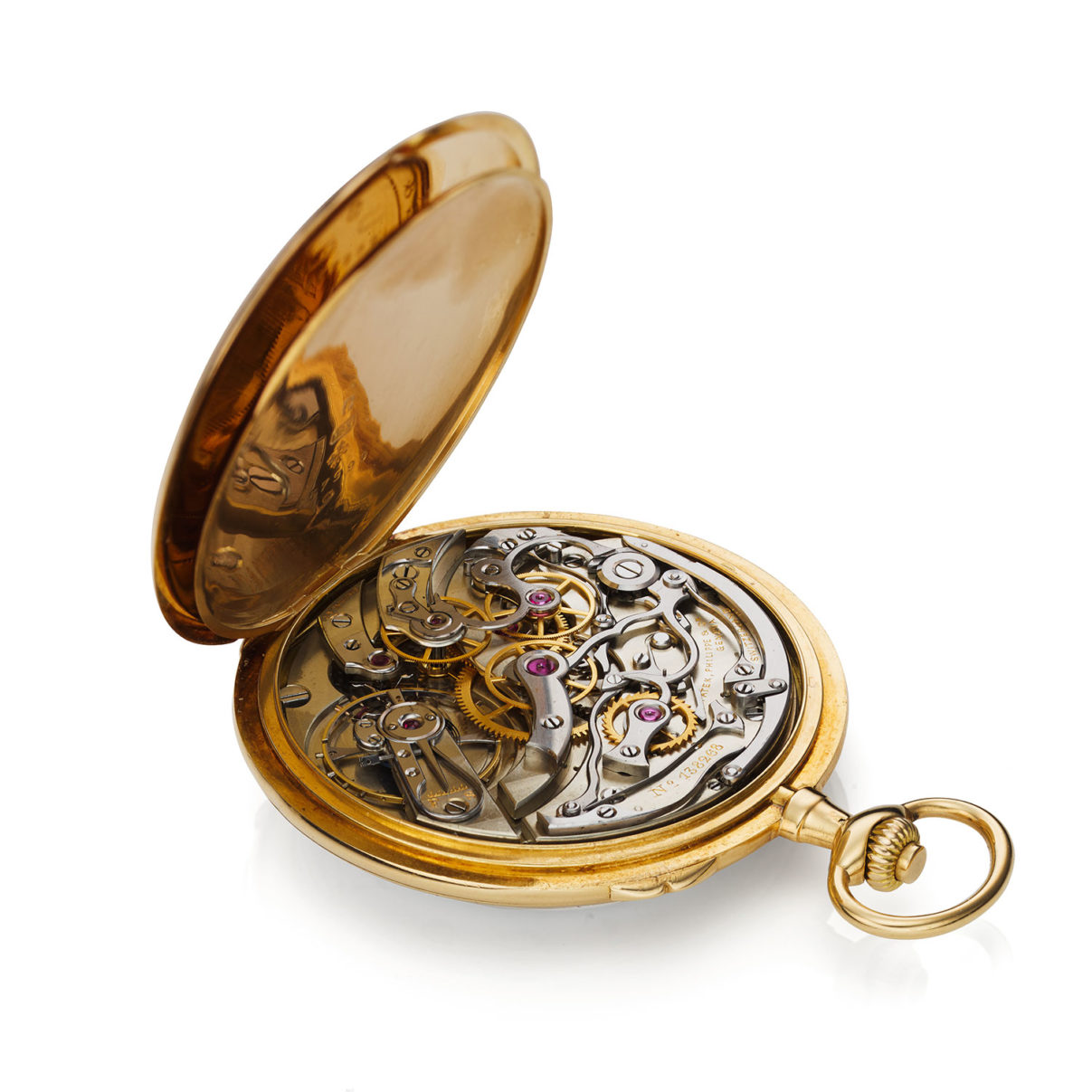 PATEK PHILIPPE CHRONOGRAPH POCKET WATCH, RETAILED BY SPAULDING & CO ...