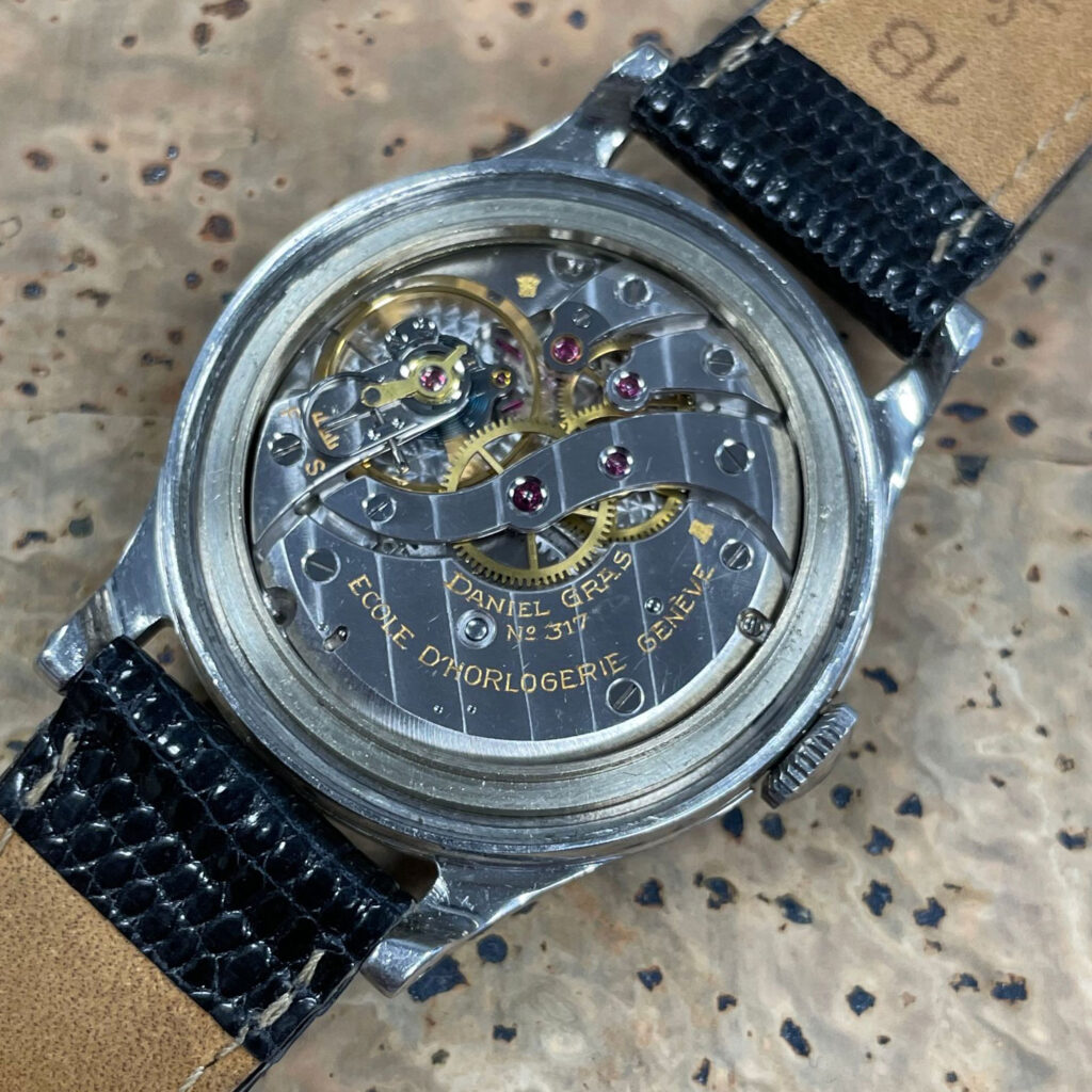 ECOLE D’HORLOGERIE STAINLESS STEEL SCREW BACK WRISTWATCH - Collectability