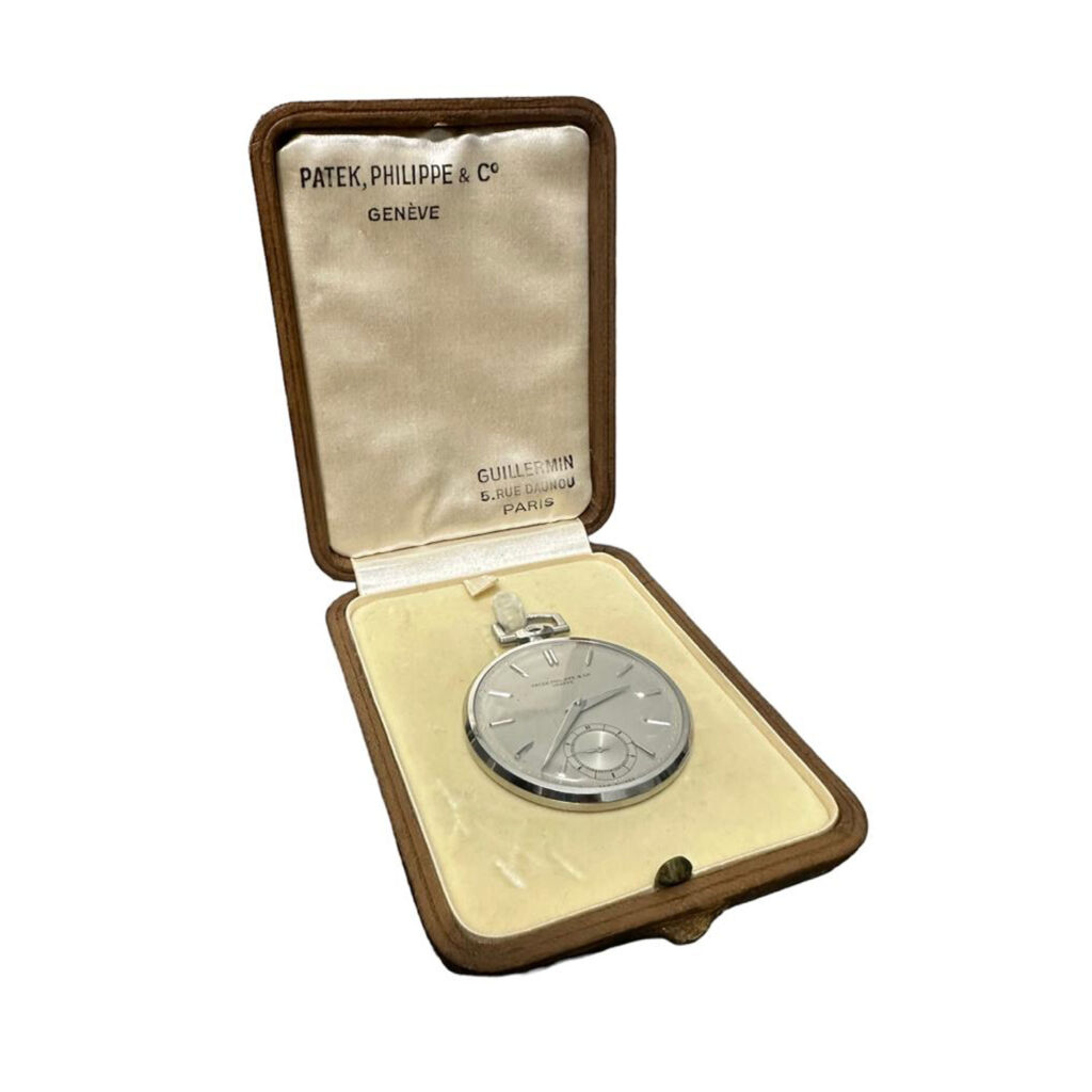 ELEGANT PATEK PHILIPPE PLATINUM POCKET WATCH - Collectability