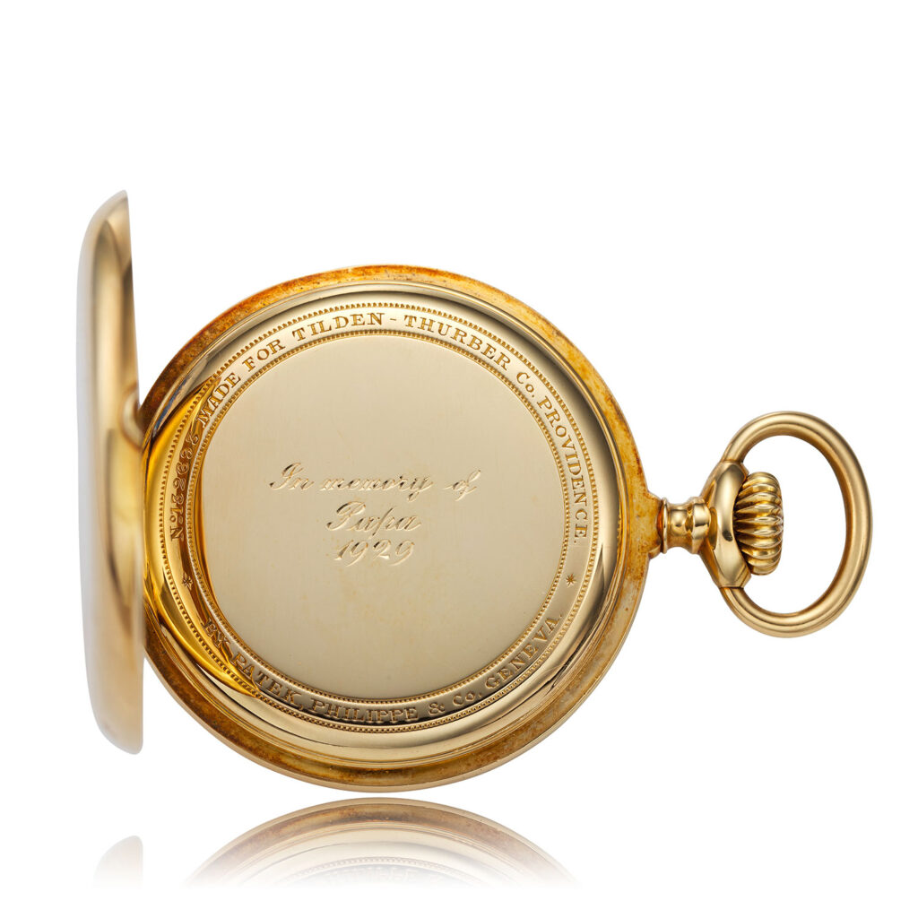 PATEK PHILIPPE YELLOW GOLD OBSERVATORY CHRONOMETER - Collectability