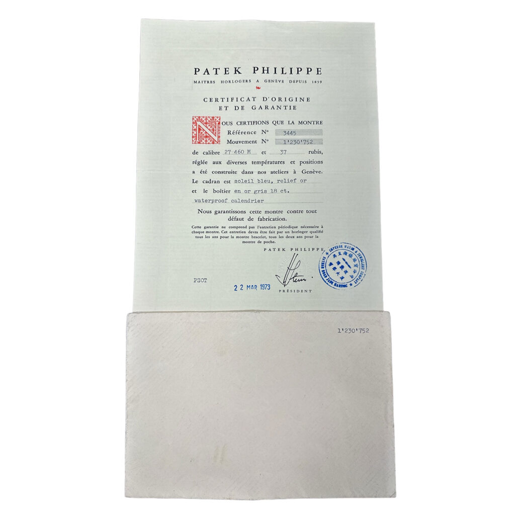 PATEK PHILIPPE WHITE GOLD BRACELET WATCH REF. 3445/6G - Collectability