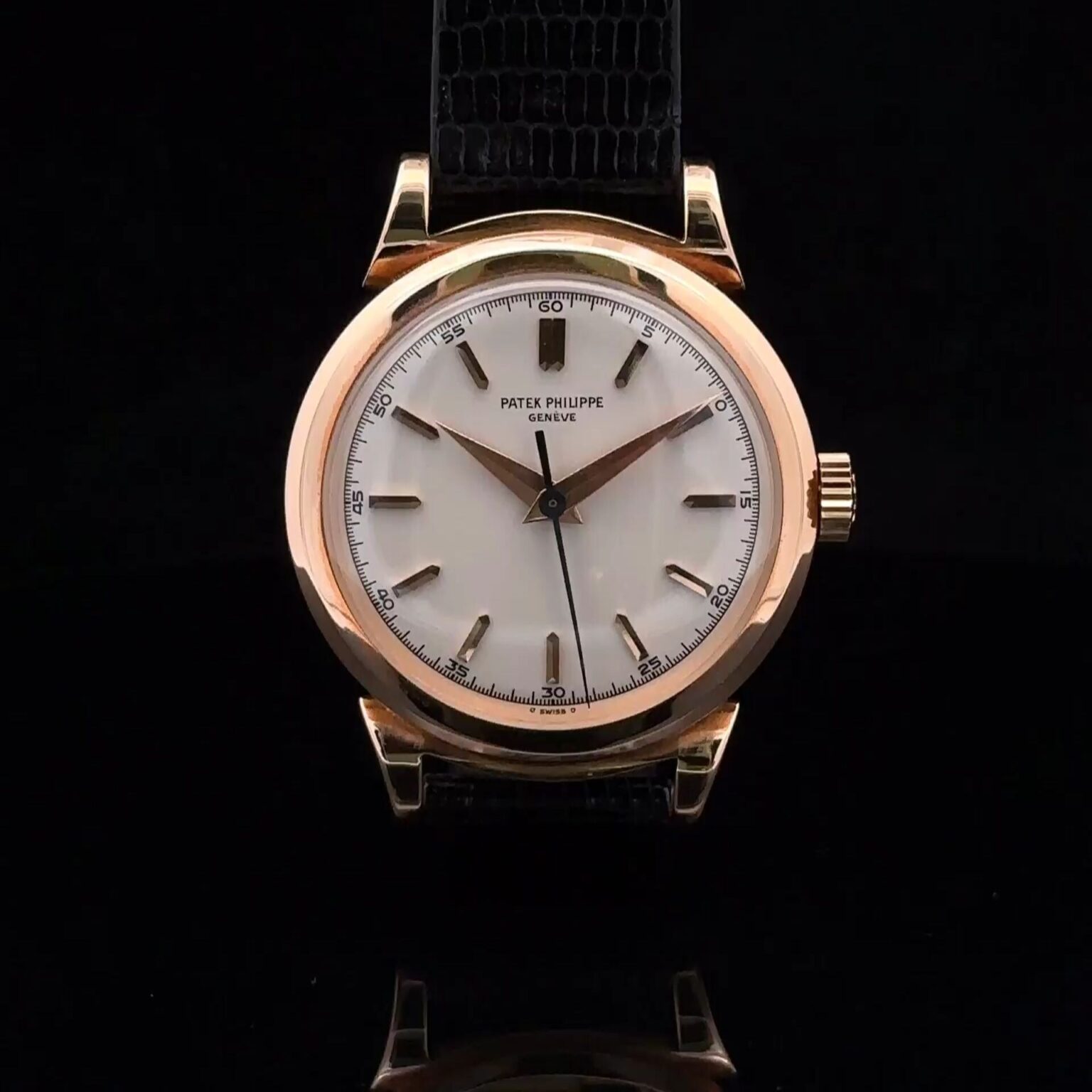 PATEK PHILIPPE ROSE GOLD SCROLL LUG CALATRAVA, REF. 1491R - Collectability