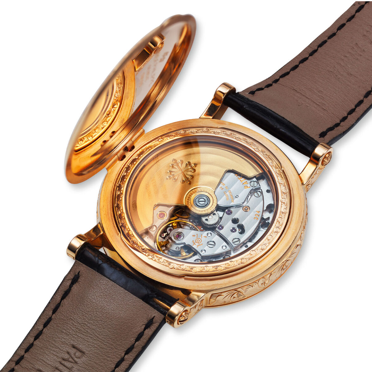 PATEK PHILIPPE HAND ENGRAVED PERPETUAL RETROGRADE CALENDAR REF. 5160R ...